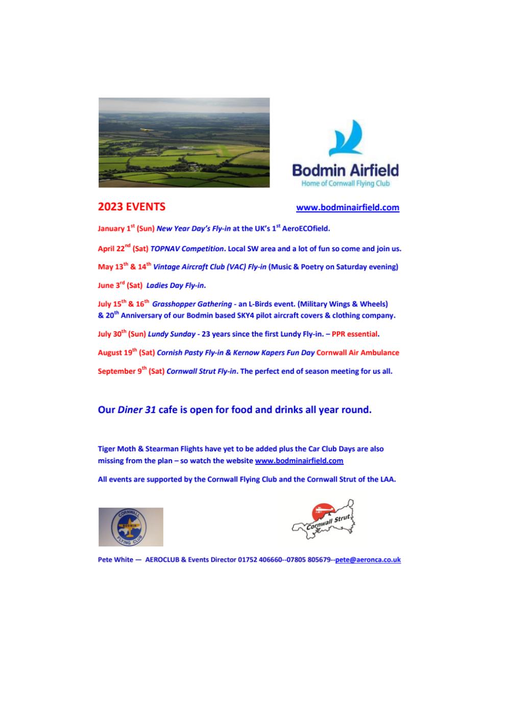 Club Flying Diary – St Austell DMC